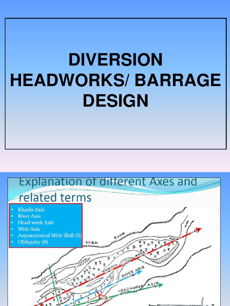 Chapter 7 Weir and Barrages B Design of Surface Sub Surface Flow | PDF ...