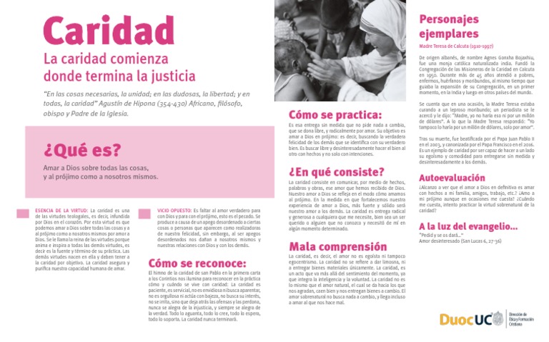 La Caridad: Esencia y Práctica | PDF