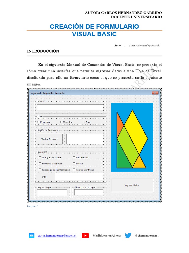 Comandos Visual Basic 4 | PDF