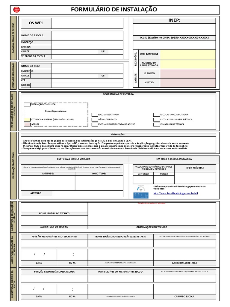 Formulário Padrão | PDF