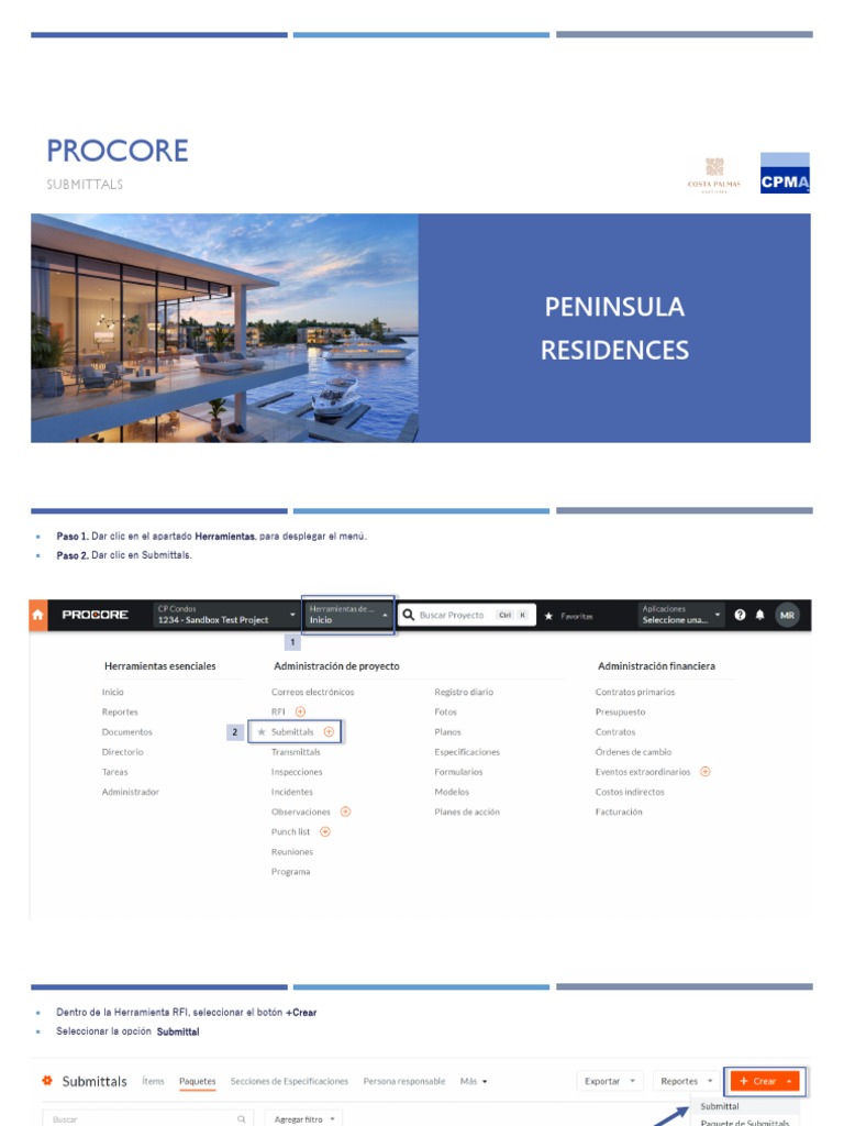 Procore Submittals | PDF | Informática | Software