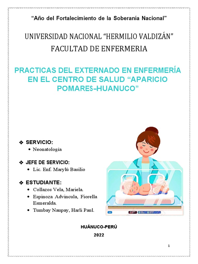 Proceso de Atencion de Enfermeria en Lactante Prematuro | PDF ...