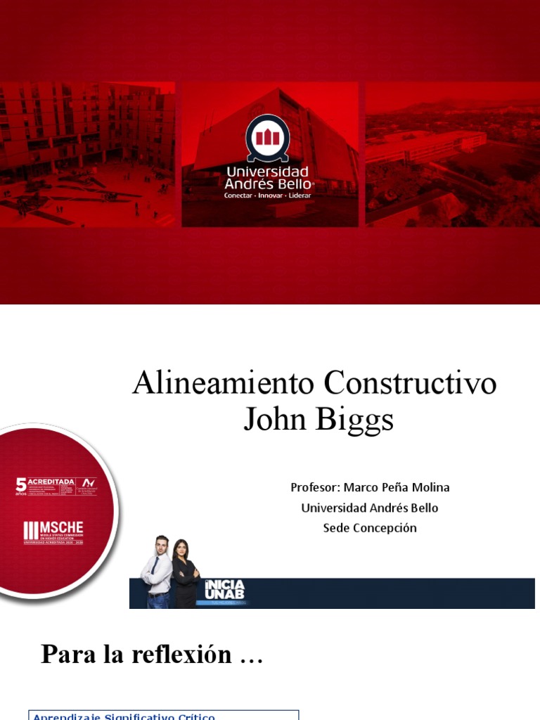 Alineamiento Constructivo. John Biggs | PDF | Ciencia y matemáticas