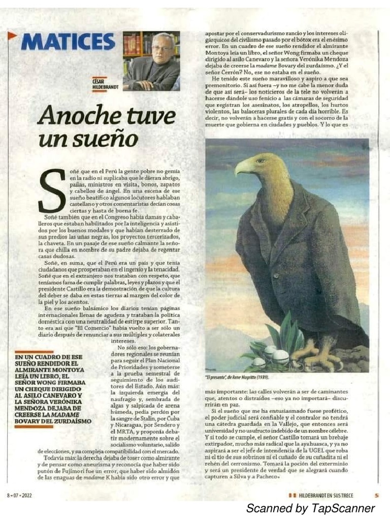 Anoche Tuve Un Sueño | PDF