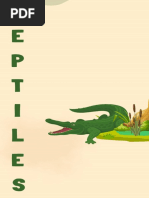 Triptico Los Reptiles | PDF | Reptil | Zoología