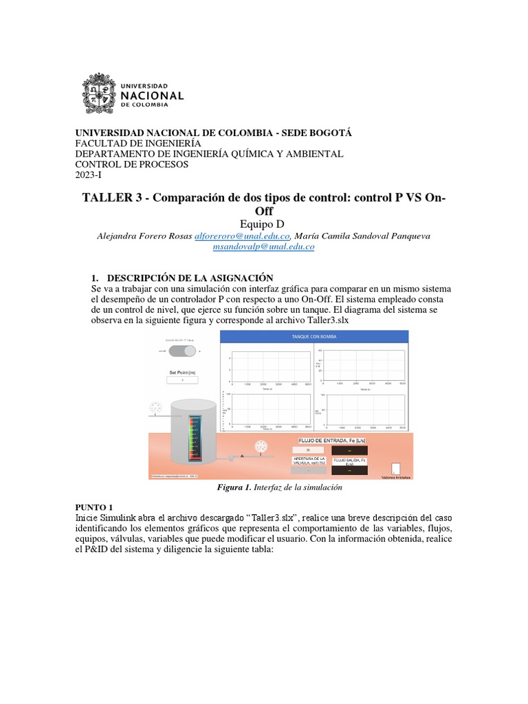 Comparativa Controlador P vs On-Off | PDF | Ciencias fisicas