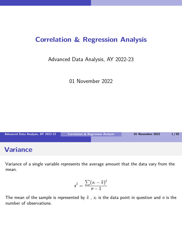 Regression Analysis 2022 | PDF | Errors And Residuals | Regression Analysis