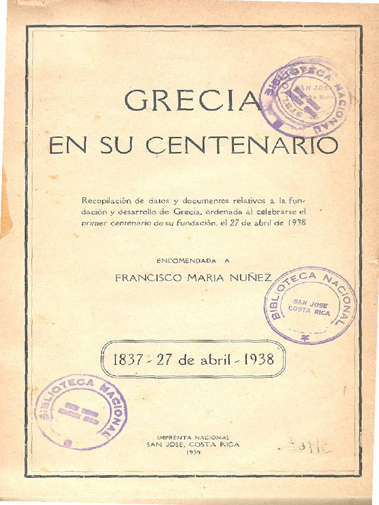 Grecia en Su Centenario | PDF