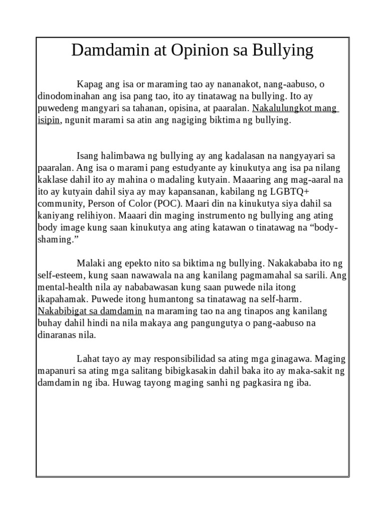 Filipino Essay | PDF