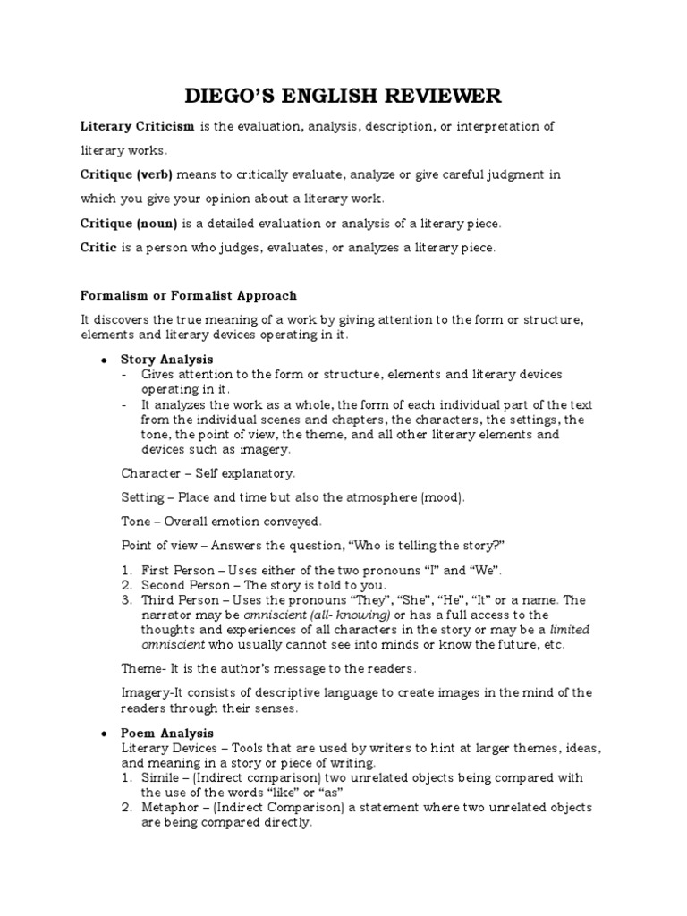 English Reviewer | PDF