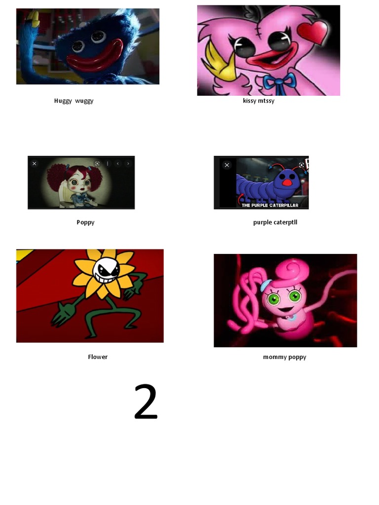 Huggy Wuggy Kissy Mtssy | PDF