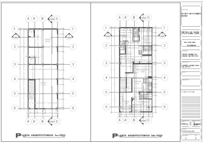 Proyecto Kennedy-Plancha 1 | PDF