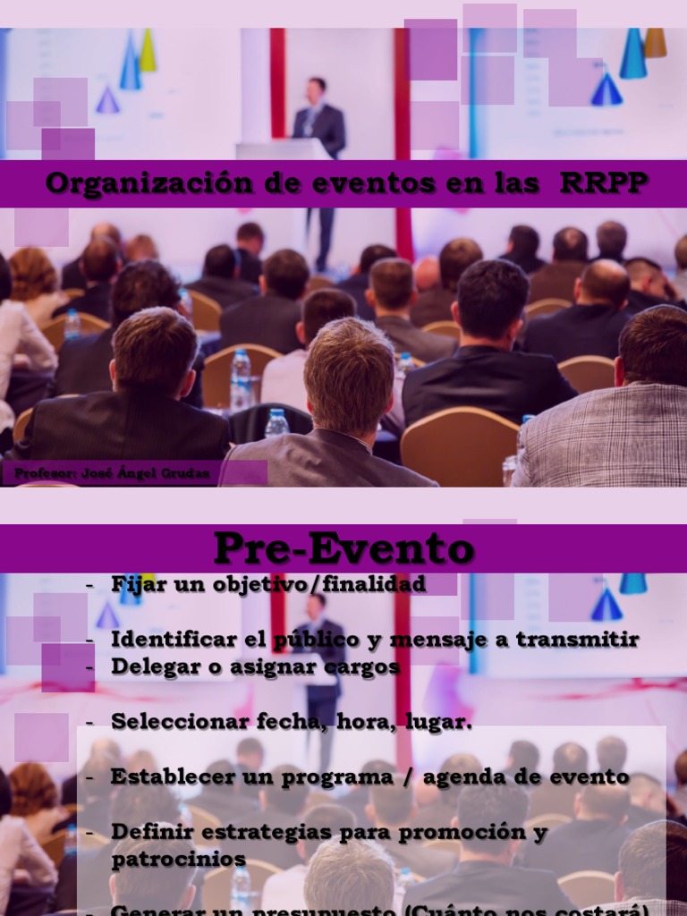 Organización de Eventos en RRPP | PDF