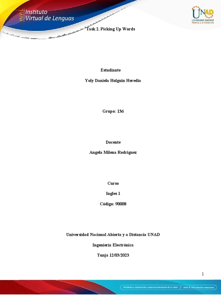 Activity Guide And Evaluation Rubric Unit 1 Task 2 Picking Up Word Forum Pdf Health