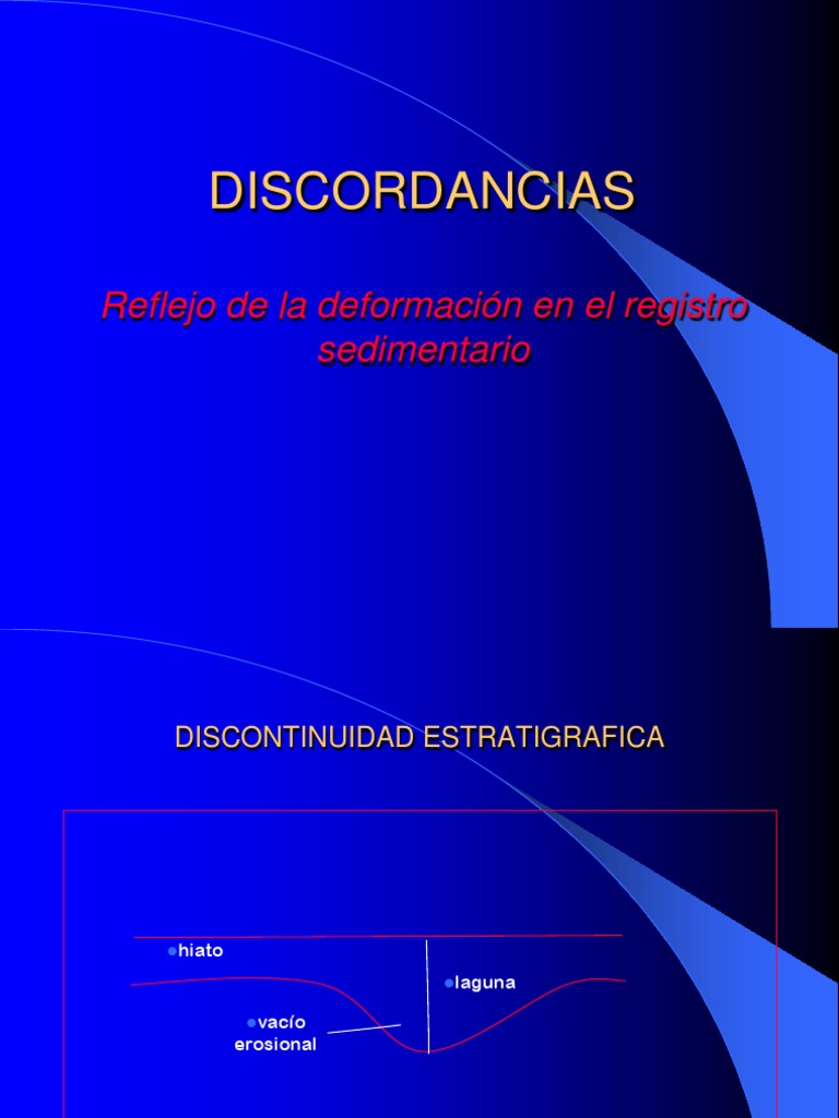 Discordancias 2017 | PDF | Geología | Estratigrafía