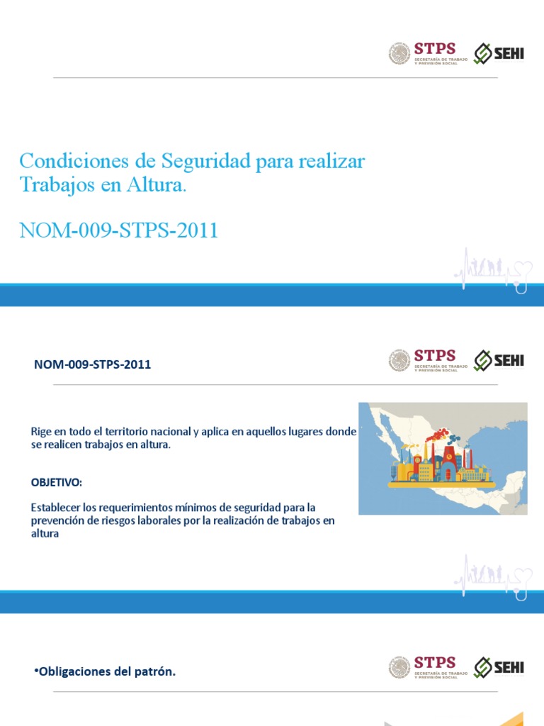 Nom 009 STPS 2011 | PDF | Riesgo