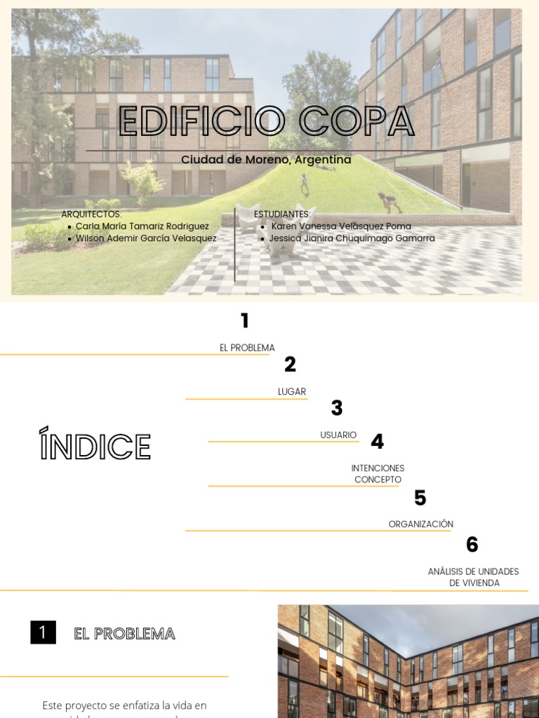 Análisis Arquitectónico Edificio Copa | PDF