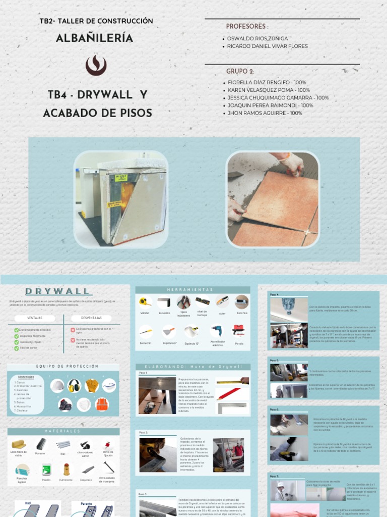 Tb4 Albañileria Drywall | PDF