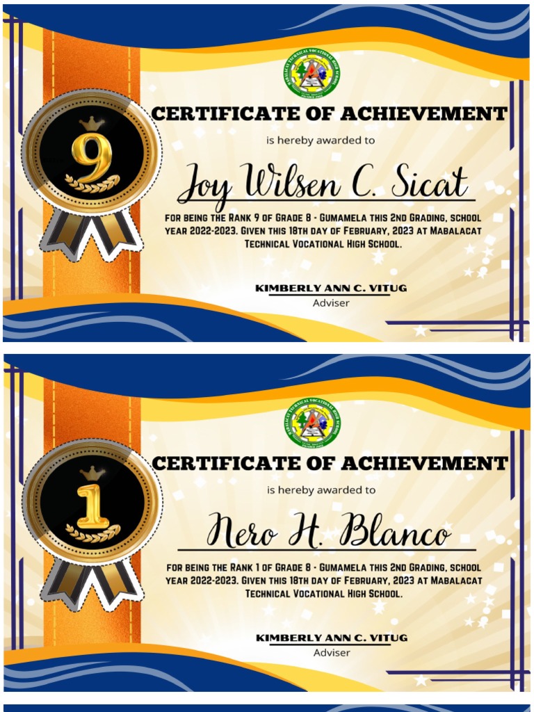 Cert Second Grading | PDF