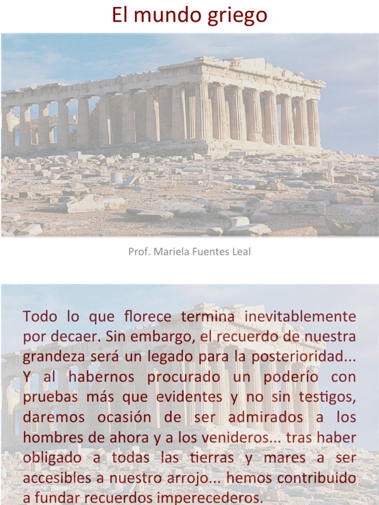 El Mundo Griego | PDF | Poesía | Homero