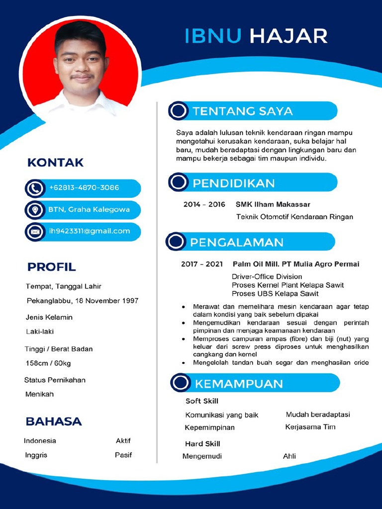 Cv-Ibnu Hajar | PDF