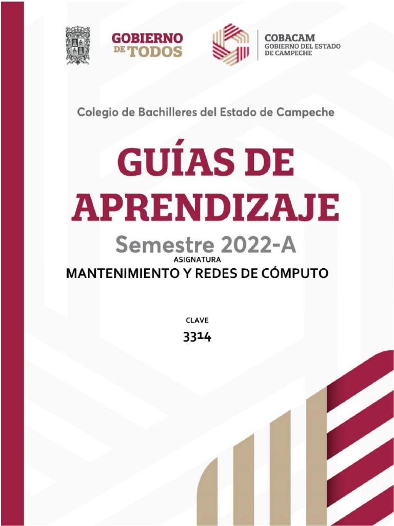 Gda4-3314 Mantenimiento y Redes de Computo | PDF