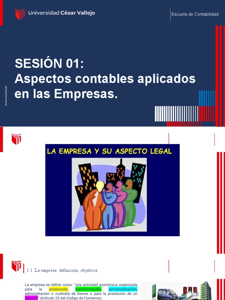 Sesion 1 Aspectos Contables de La Empresa | PDF | Contabilidad ...