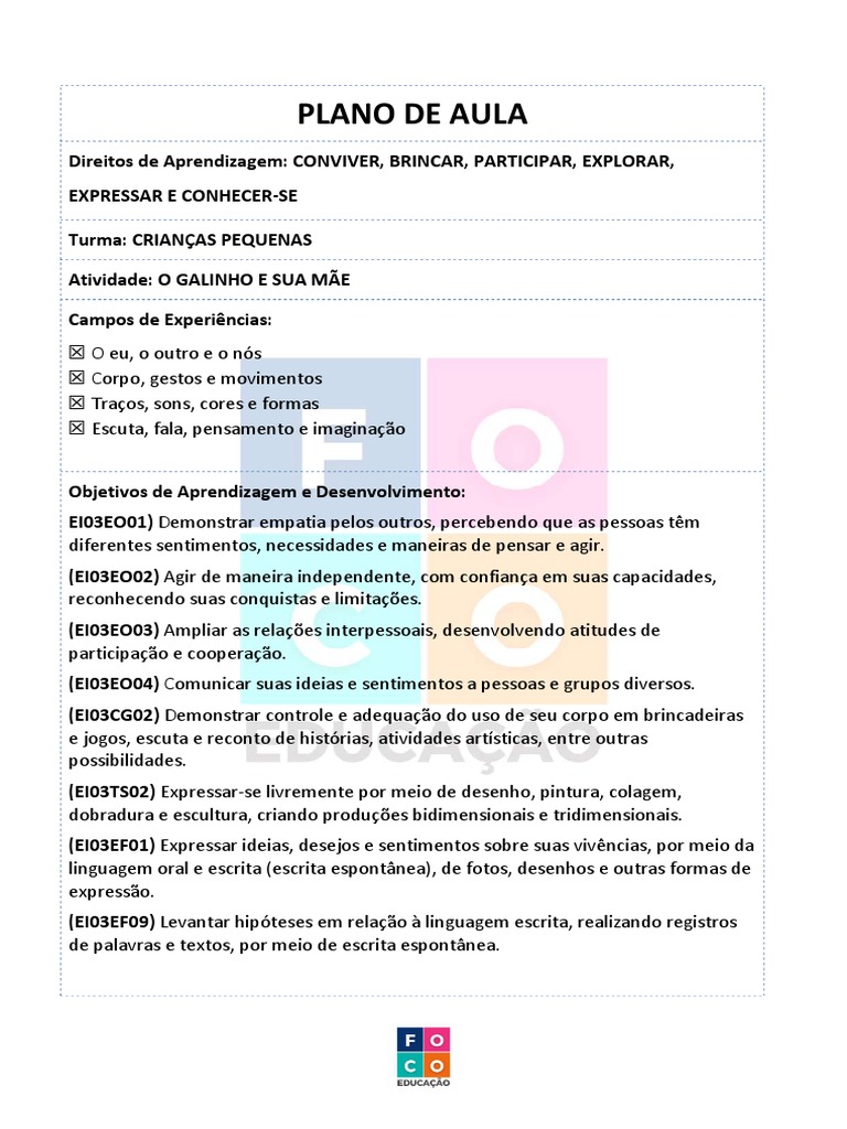 Ensinando sobre cuidados básicos através da história "O Galinho Gripado ...