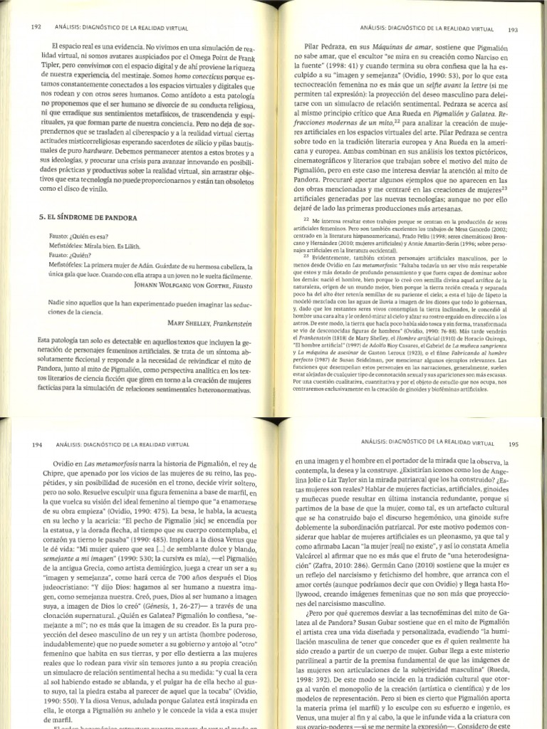 El Síndrome de Pandora-Teresa López Pellisa | PDF