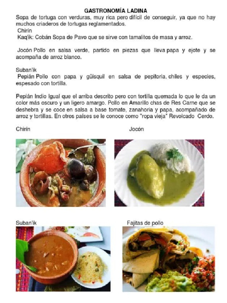 Comidas Típicas | PDF