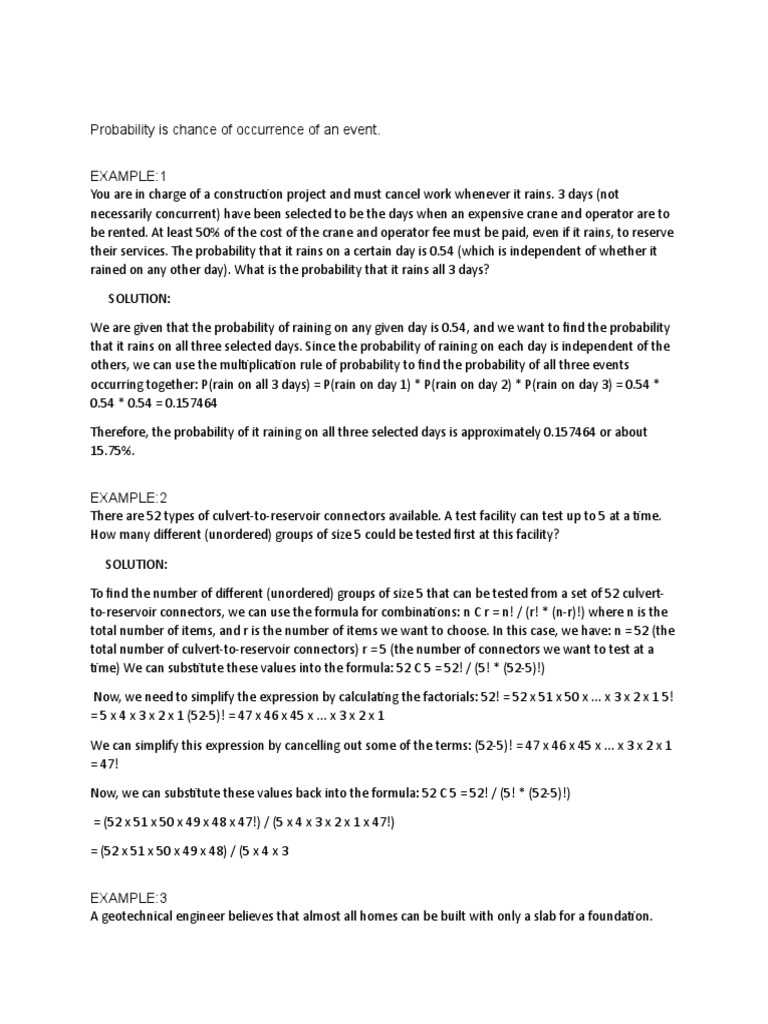 Probability | PDF | Variance | Applied Mathematics