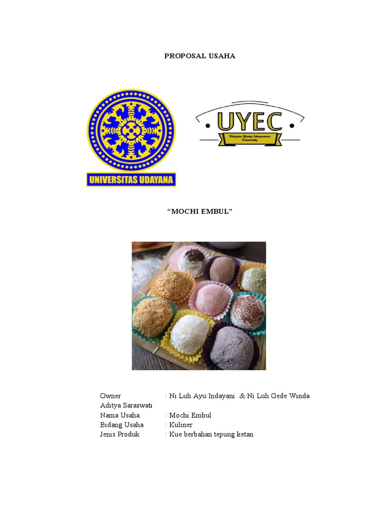 Proposal Usaha Kuliner | PDF
