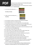 Road Rules Theory Test Quiz | PDF | Driver's License | Quiz