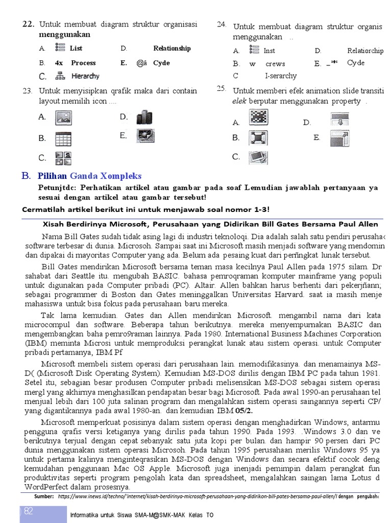 Soal TIK-01C | PDF | Teknologi & Rekayasa
