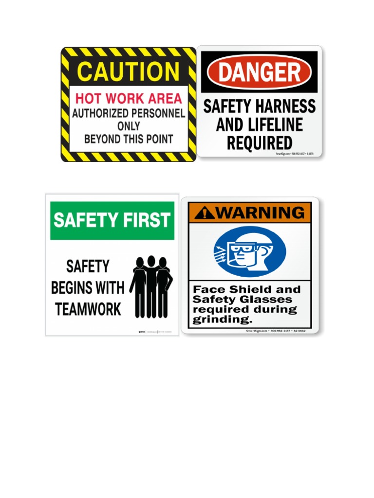 Construction Safety Signage | PDF