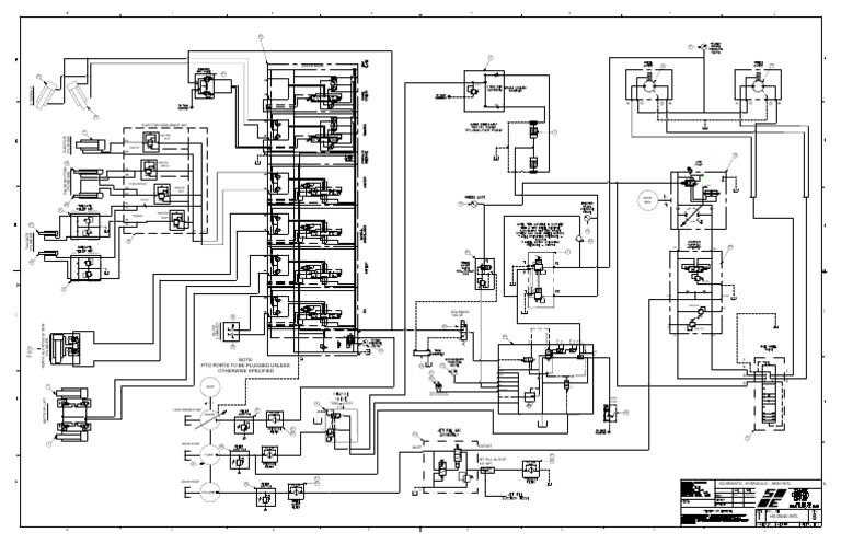 A Schematic Diagram of an Ejector Sequence Hydraulic System for a ...