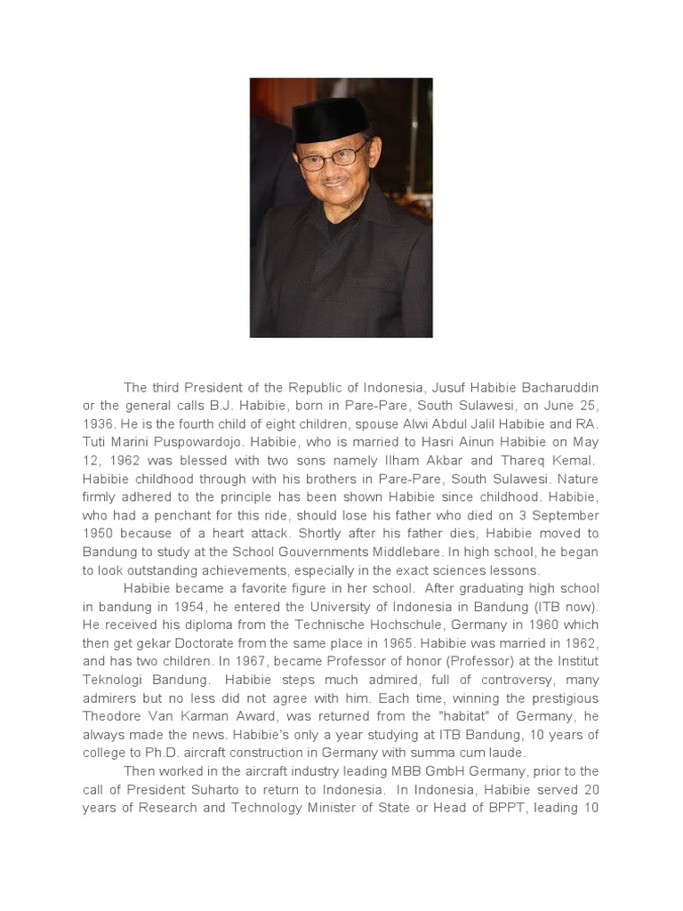 Descriptive Text About BJ | PDF | Indonesia | Government