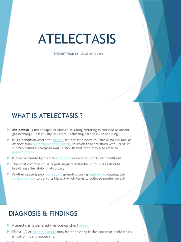 Understanding Platelike Atelectasis | PDF
