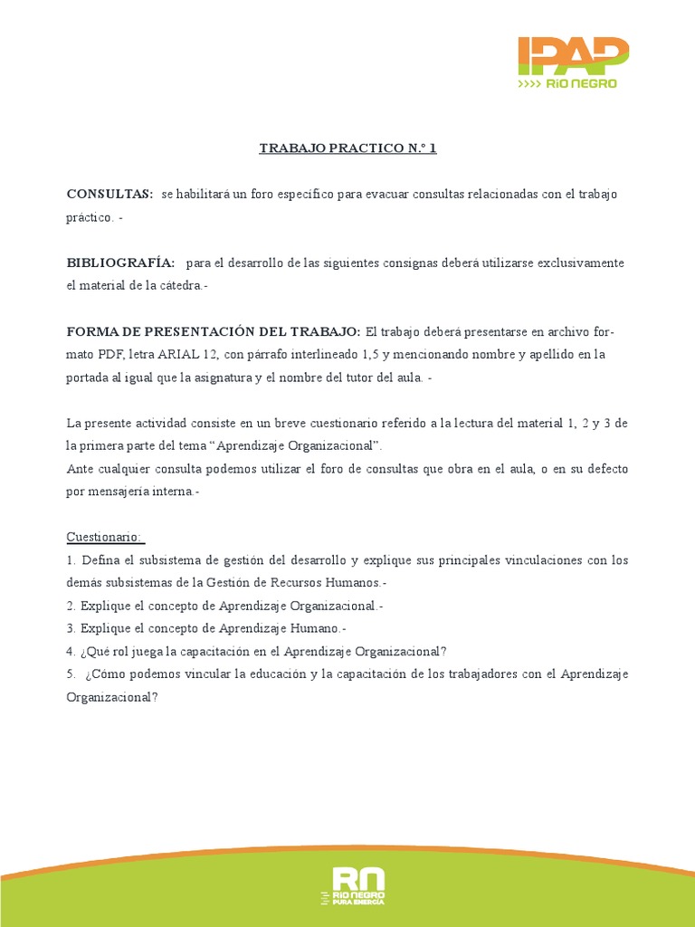 Trabajo Practico #1. | PDF