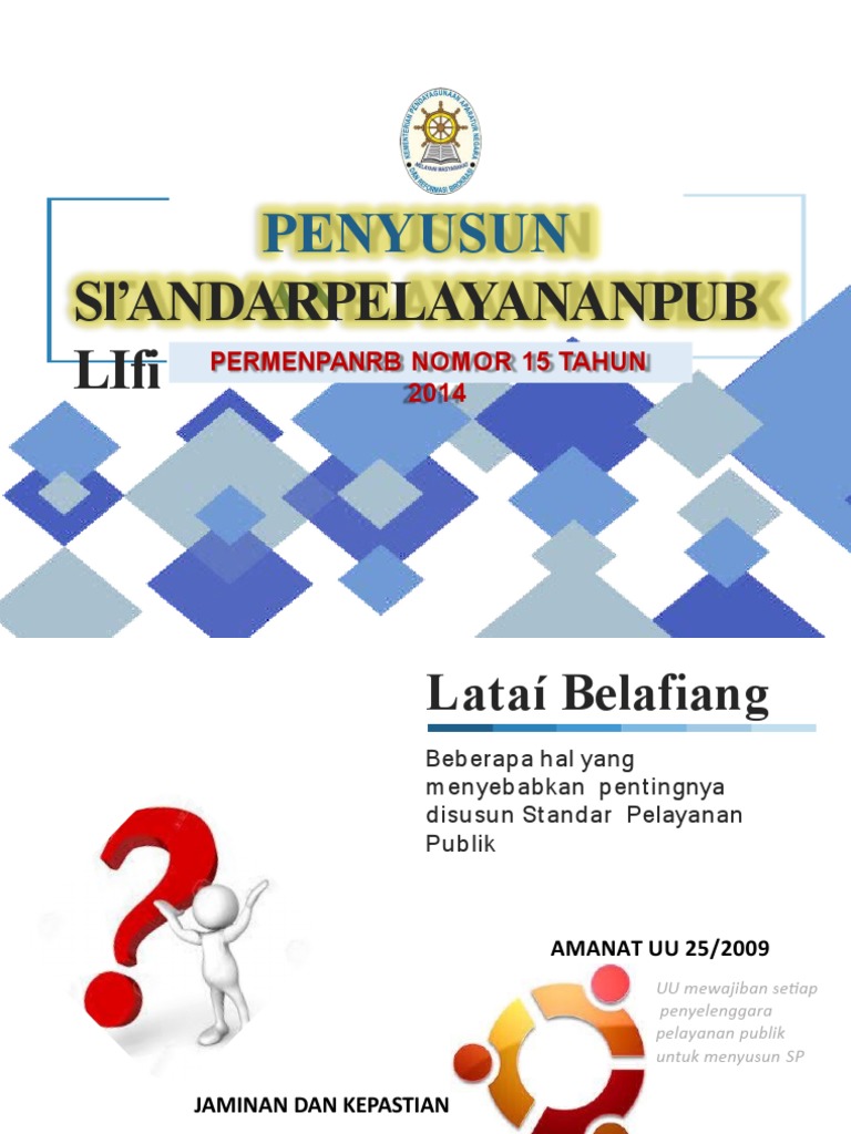 Standar Pelayanan | PDF