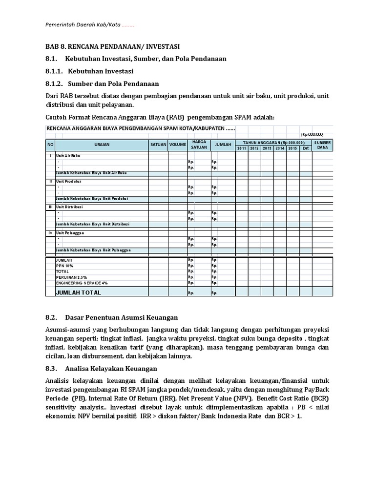 Template Bab 8 | PDF