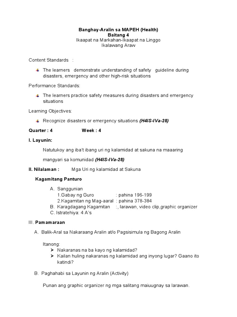 Week 4 Health 4 Q4 | PDF