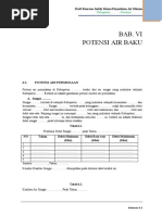 Template Perhitungan Proyeksi Penduduk dan Keb. Air Minum - Lengkap | PDF