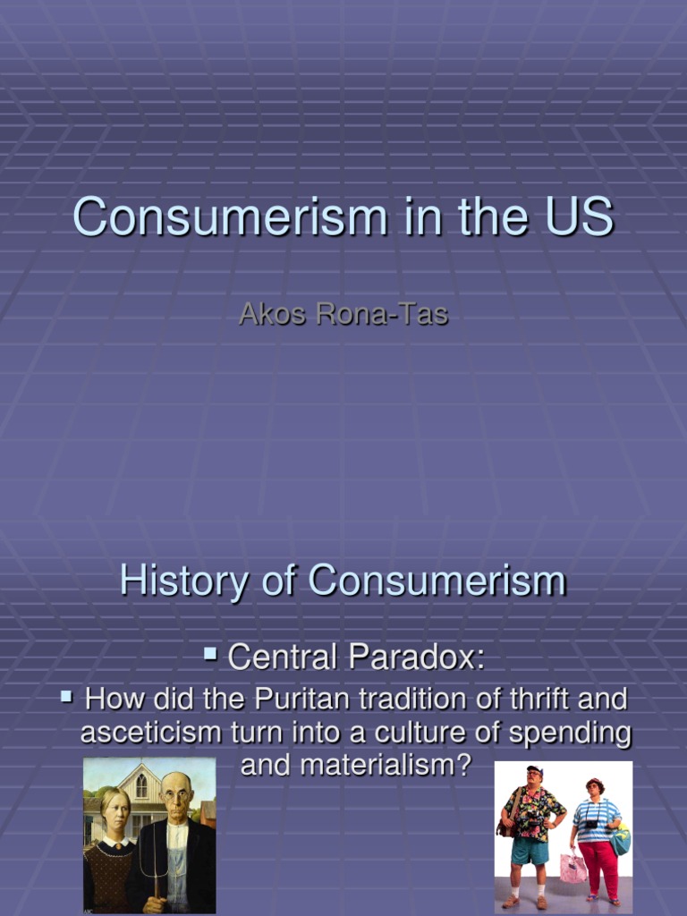 Consumerism in The US | PDF