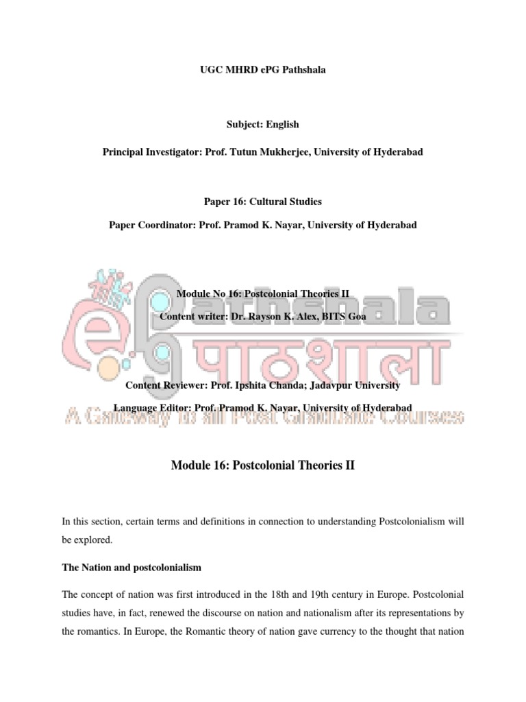 Paper 16, Module 16, EText | PDF | Racism | Discrimination & Race Relations