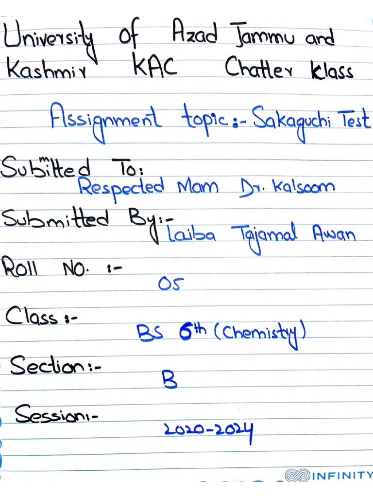 Sakaguchi Test | PDF