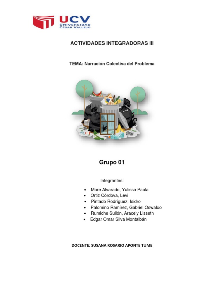 Trabajo #01 Actividades Integradoras Iii | PDF