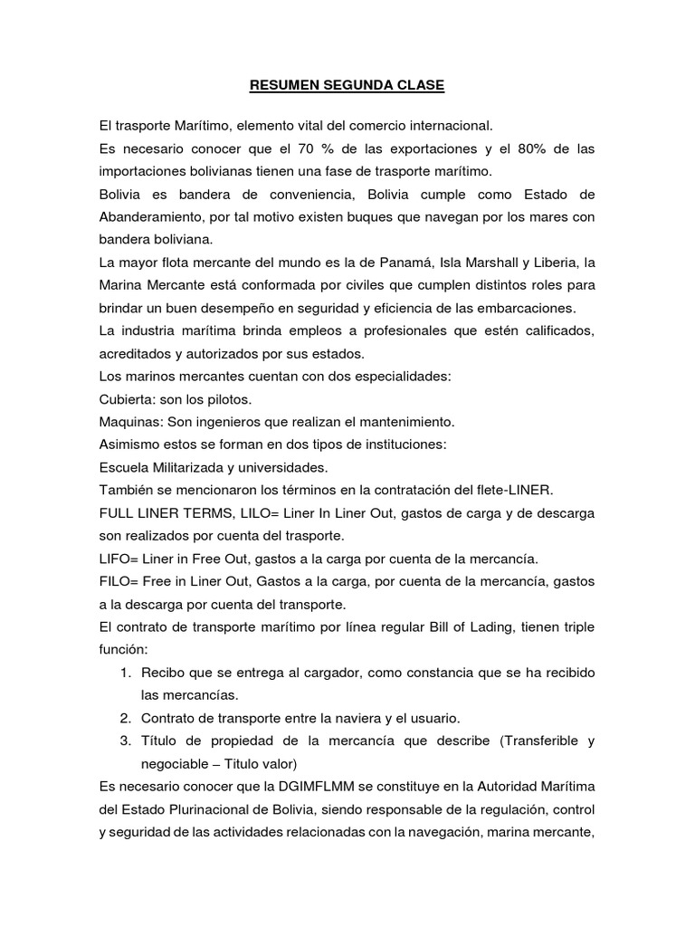 2do Resumen | PDF | Bolivia
