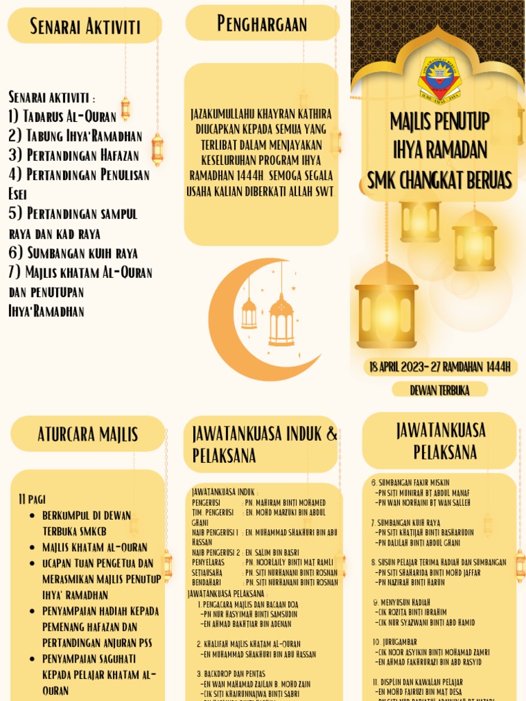 Final Pamplet Ramadhan | PDF