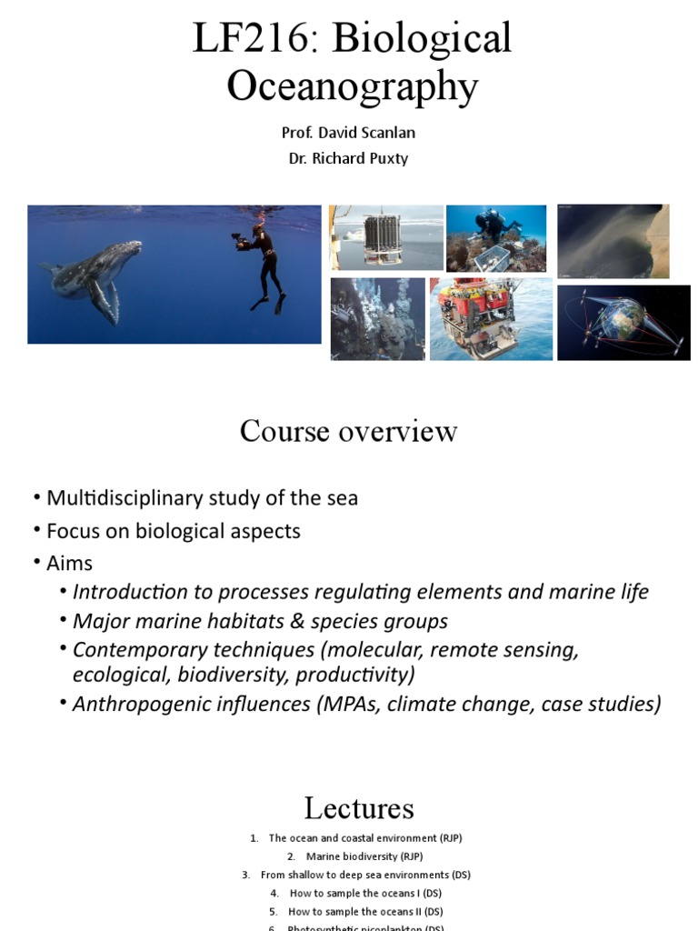 Lecture1 OceanCoastalEnvironment RJP | PDF | Atmospheric Circulation ...